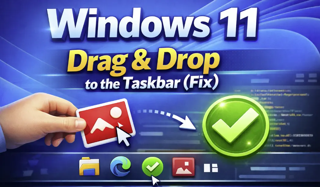 Windows 11 Drag & Drop to the Taskbar v2.4 - Скачать бесплатно